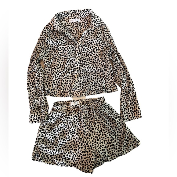 Zara | Matching Sets | Zara Kids Animal Print Shirt And Short Outfit ...